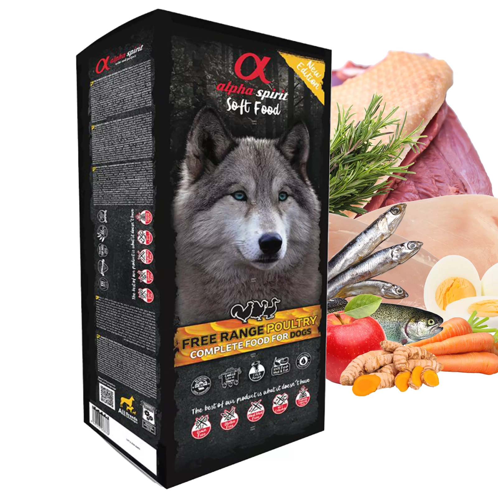 ALPHA SPIRIT Karma Półmiękka dla psa POULTRY 9 kg drób | PSY \ Karmy ...